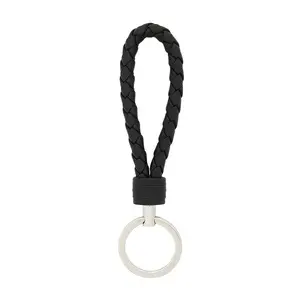 Bottega Veneta Intrecciato Key Ring - Black