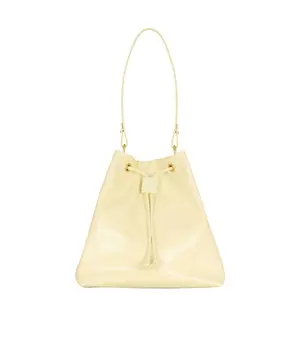 Balmain Balmain Drawstring Bucket Backpack Yellow