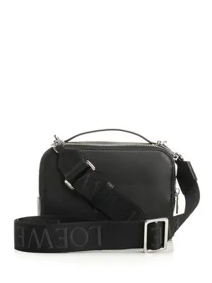 Loewe Logo Patch Mini Camera Bag - Black