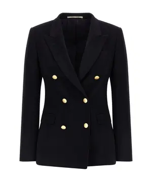 Tagliatore Double-breasted Tailored Blazer - Blue