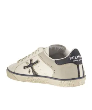 Premiata Lace-up Low-top Casual Sneakers - Nude