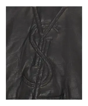 Saint Laurent Cassandre Puffer Jacket With Emblem