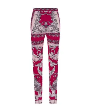 Versace Baroque Printed High Waist Leggings