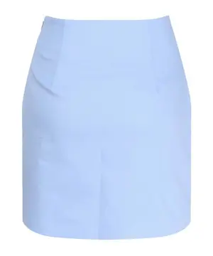 Andamane Skirt With Side Slit - Blue