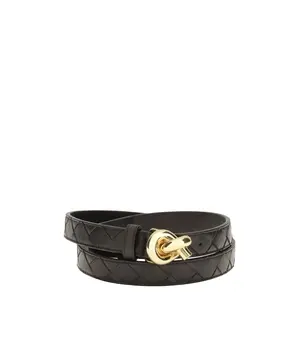 Bottega Veneta Knot Belt - Black