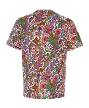 Etro Paisley Printed Short-sleeved T-shirt