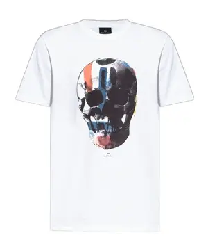 Paul Smith Skull-print Cotton T-shirt