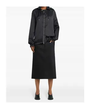 COURREGES Courrèges Drawstring Hooded Windbreaker