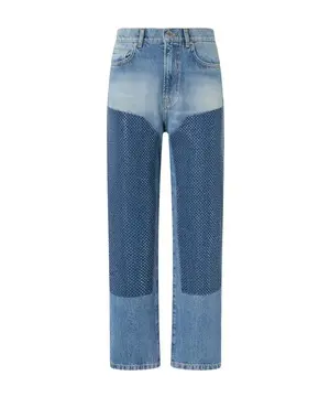 Pinko Appliqué-patch Straight-leg Jeans