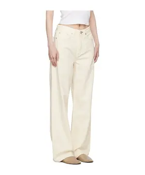 Rag & Bone High-rise Straight-leg Jeans - White