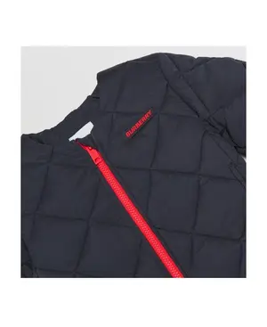 Burberry Diamond Quilted Zip-up Jacket