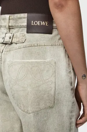 Loewe Straight-leg Jeans With Logo Patch