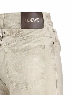 Loewe High-rise Straight-leg Jeans With Cinched Back