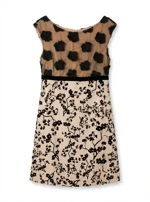 Max Mara Sleeveless Dress With Decal Detail