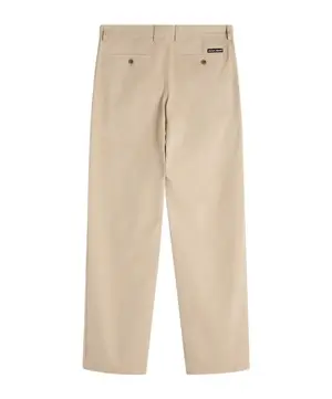 Maison Kitsuné Cotton Gabardine Chino Pants - Dune