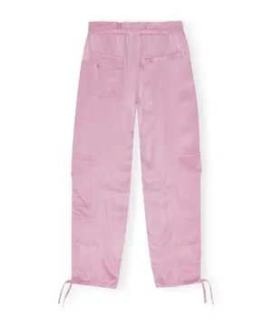 GANNI Cargo Trousers With Drawstring Details