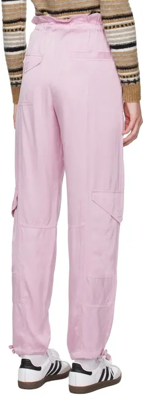 GANNI Cargo Trousers With Drawstring Details
