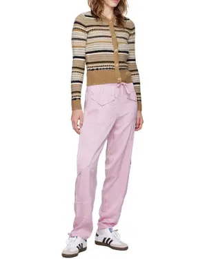 GANNI Cargo Trousers With Drawstring Details