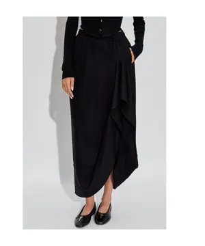 VIVIENNE WESTWOOD Asymmetrical Draped Midi Skirt