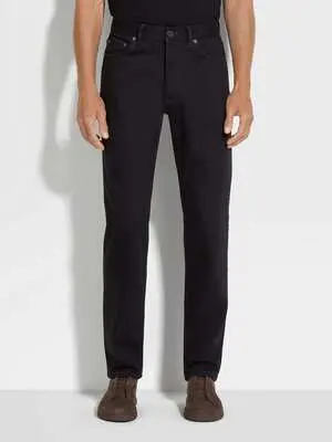 Zegna Roccia Denim Jeans - Black