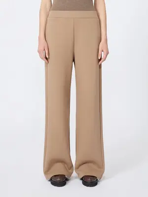 Max Mara Embroidered Jersey Trousers - Biscuit