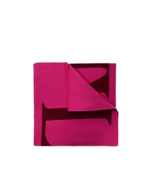 LANVIN Logo Scarf - Pink