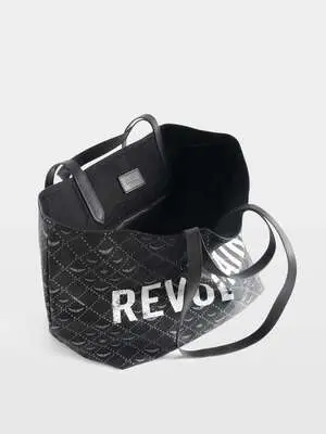 Zadig&Voltaire Logo Printed Tote Bag - Black