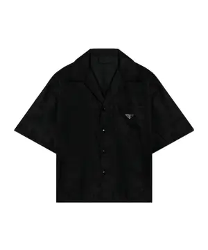 Prada Triangle-logo Short-sleeved Shirt