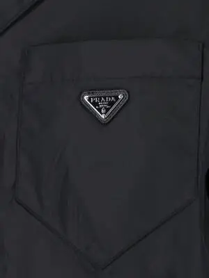 Prada Triangle-logo Short-sleeved Shirt