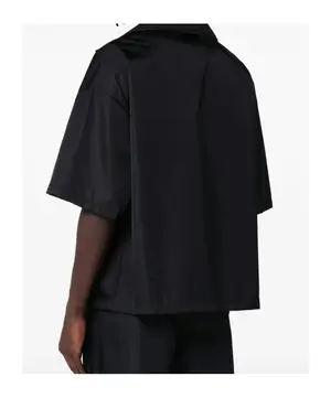 Prada Triangle-logo Short-sleeved Shirt