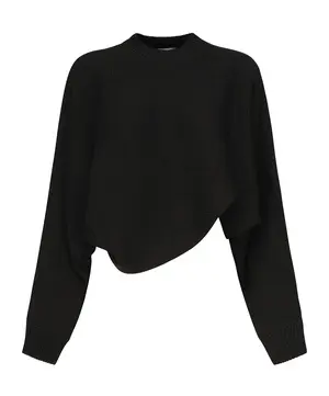 Women's Asymmetric Hem Knitwear