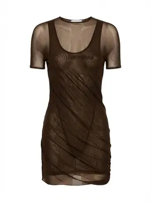 JEAN PAUL GAULTIER X Shayne Oliver Mesh Maxi Dress - Black