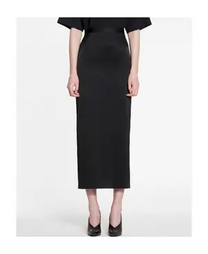 LANVIN Satin Midi Skirt