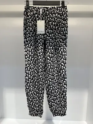 Max Mara Printed Elastic Waist Trousers - No