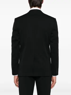 Celine Diagonal Wool Wing Collar Jacket