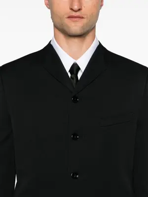 Celine Diagonal Wool Wing Collar Jacket
