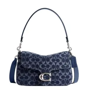 Women's Floral Appliqué Shoulder Bag