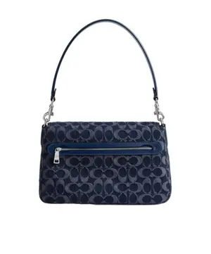 COACH Soft Tabby Signature Denim Shoulder Bag