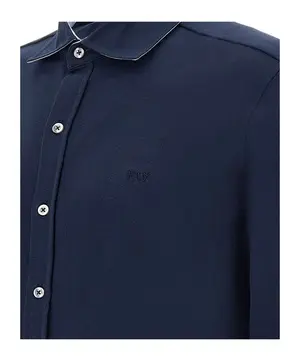 FAY Long-sleeved Shirt - Blue