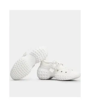 ROGER VIVIER Viv' Run Light Trekky Sneakers With Embellished Buckle - White