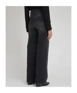 Paige Belted Jeans - Black
