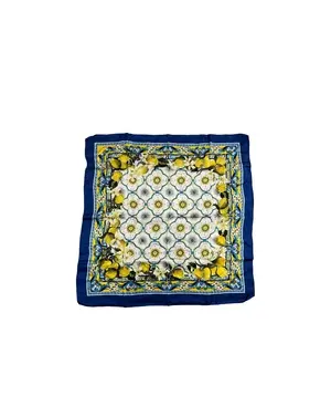 Dolce & Gabbana Pattern Printed Silk Scarf - Multicolor