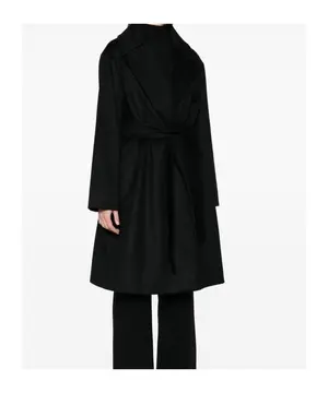 Max Mara Dravenna Belted Coat - Black