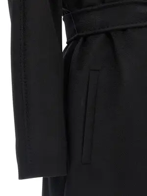 Max Mara Dravenna Belted Coat - Black