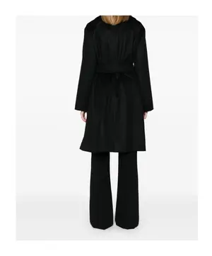Max Mara Dravenna Belted Coat - Black