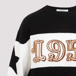 Max Mara 1951" Star Patterned Crewneck Jumper