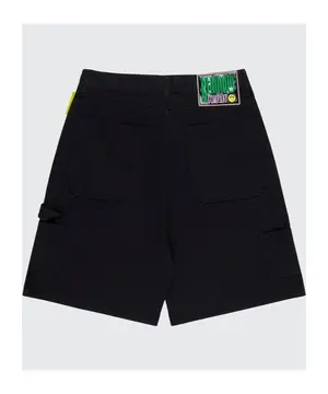 BARROW Logo Patch Cargo Shorts - Black