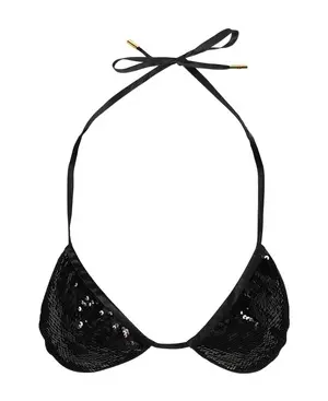 TOM FORD Sequined Triangle Bra - Black