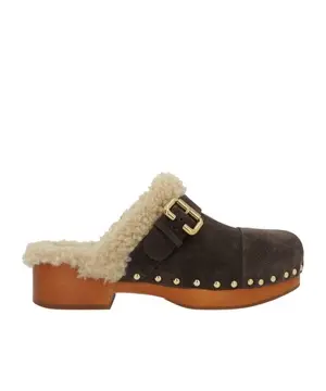 Chloé Jeannette Clogs With Stud Detailing