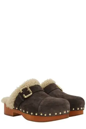 Chloé Jeannette Clogs With Stud Detailing